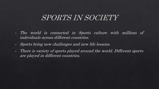 ROLE OF ETHICS IN SPORTS | PPTX