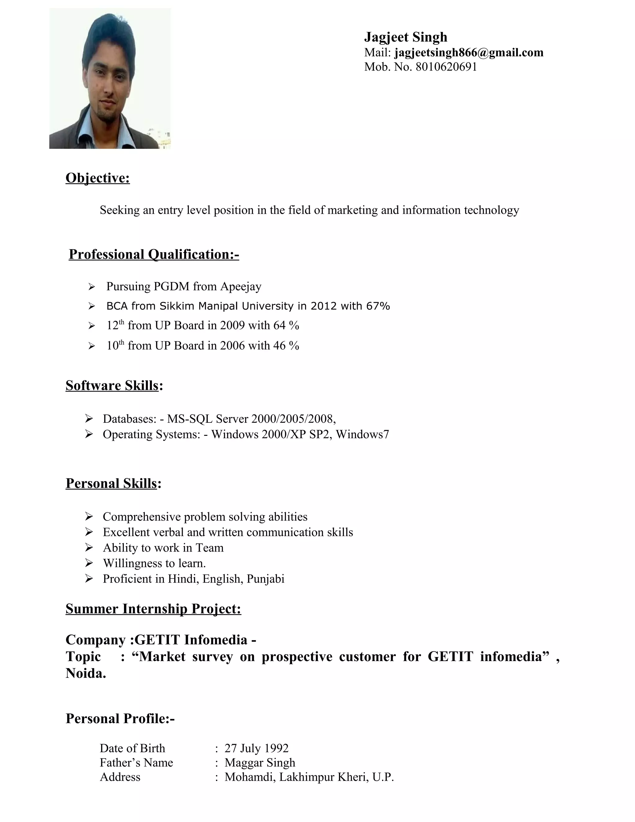Resume | PDF