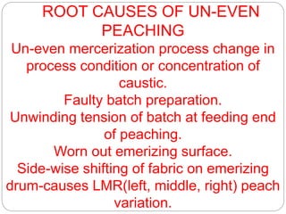 A PROJECT ON UNIFORM PEACHING EFFECT | PPT