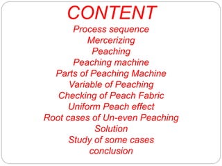 A PROJECT ON UNIFORM PEACHING EFFECT | PPT