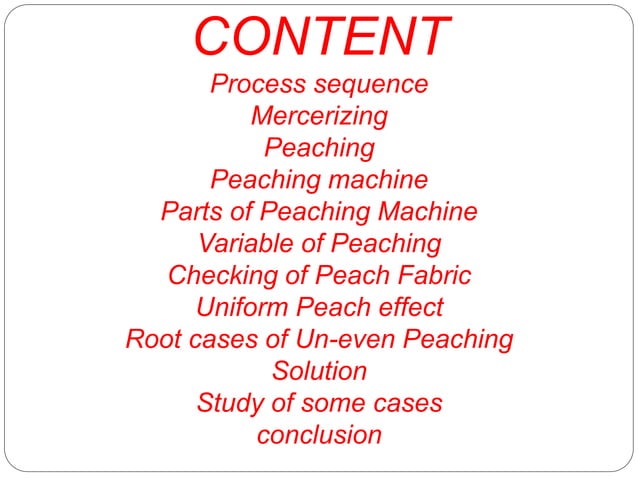 A PROJECT ON UNIFORM PEACHING EFFECT | PPT