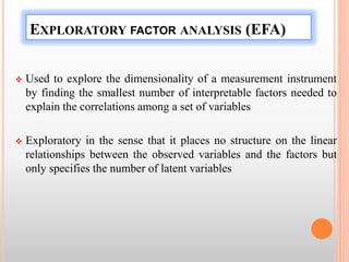 Factor analysis | PPTX