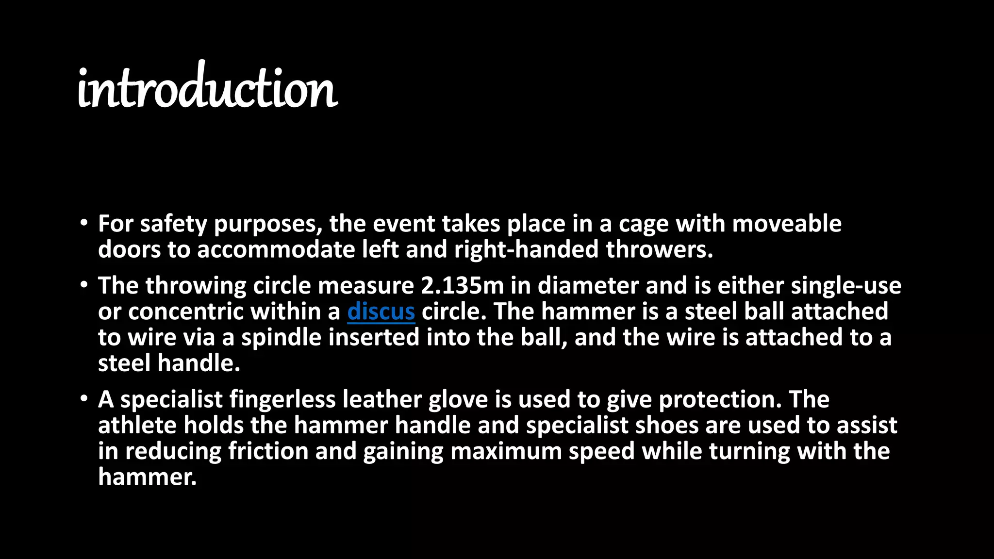 HAMMER THROW (ATHLETICS) | PPTX