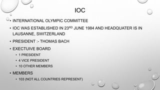 ROLE OF COMMITTEE & ANTI-DOPING AGENCIES | PPTX
