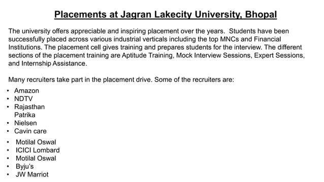 Jagran Lakecity University, Bhopal.pptx