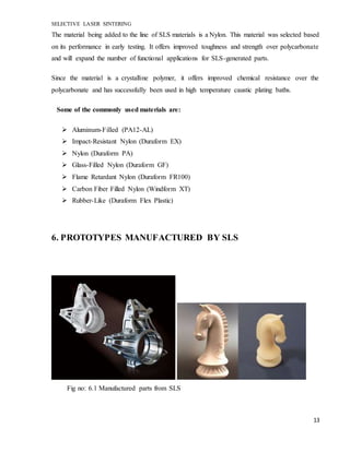 SELECTIVE LASER SINTERING | DOCX