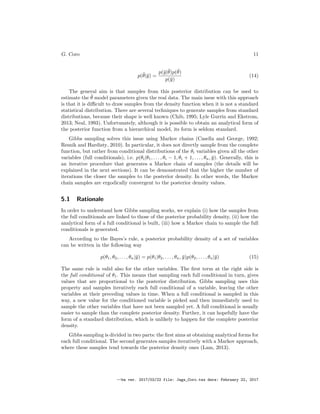 Gibbs Sampling with JAGS: Behind the Scenes | PDF