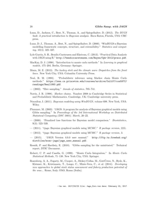 Gibbs Sampling with JAGS: Behind the Scenes | PDF