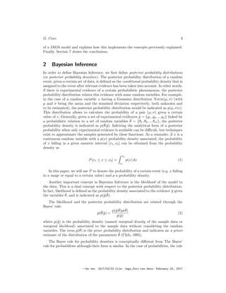 Gibbs Sampling with JAGS: Behind the Scenes | PDF | Science