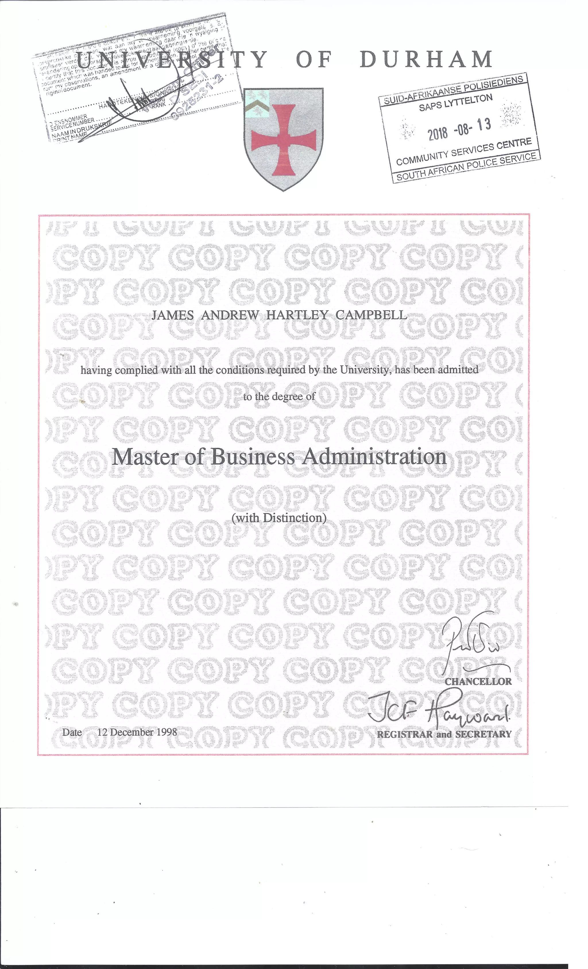 Qualifications & Professional Accreditation | PDF