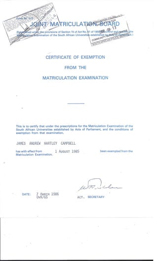 Qualifications & Professional Accreditation | PDF