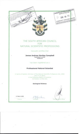 Qualifications & Professional Accreditation | PDF