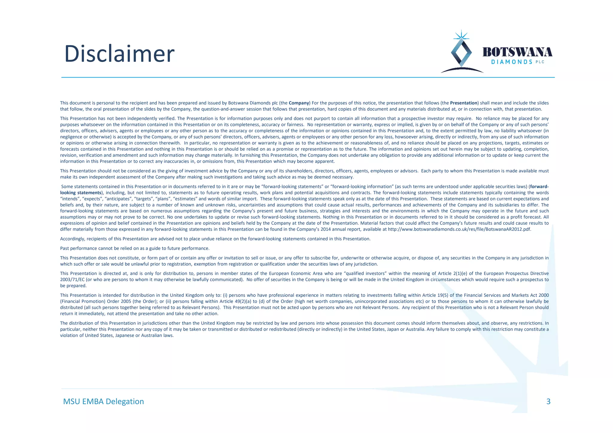 A Perspective on Diamonds and the South African Diamond Mining Industry ...