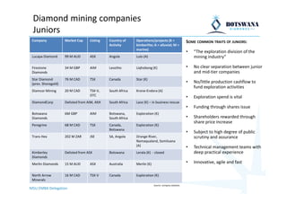 A Perspective on Diamonds and the South African Diamond Mining Industry ...