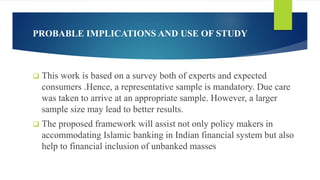ISLAMIC BANKING IN INDIA : A PATH TOWARD ACHIEVING FINANCIAL INCLUSION ...