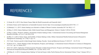 ISLAMIC BANKING IN INDIA : A PATH TOWARD ACHIEVING FINANCIAL INCLUSION ...