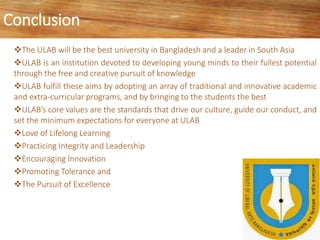 University of Liberal Arts Bangladesh (ULAB) | PPTX