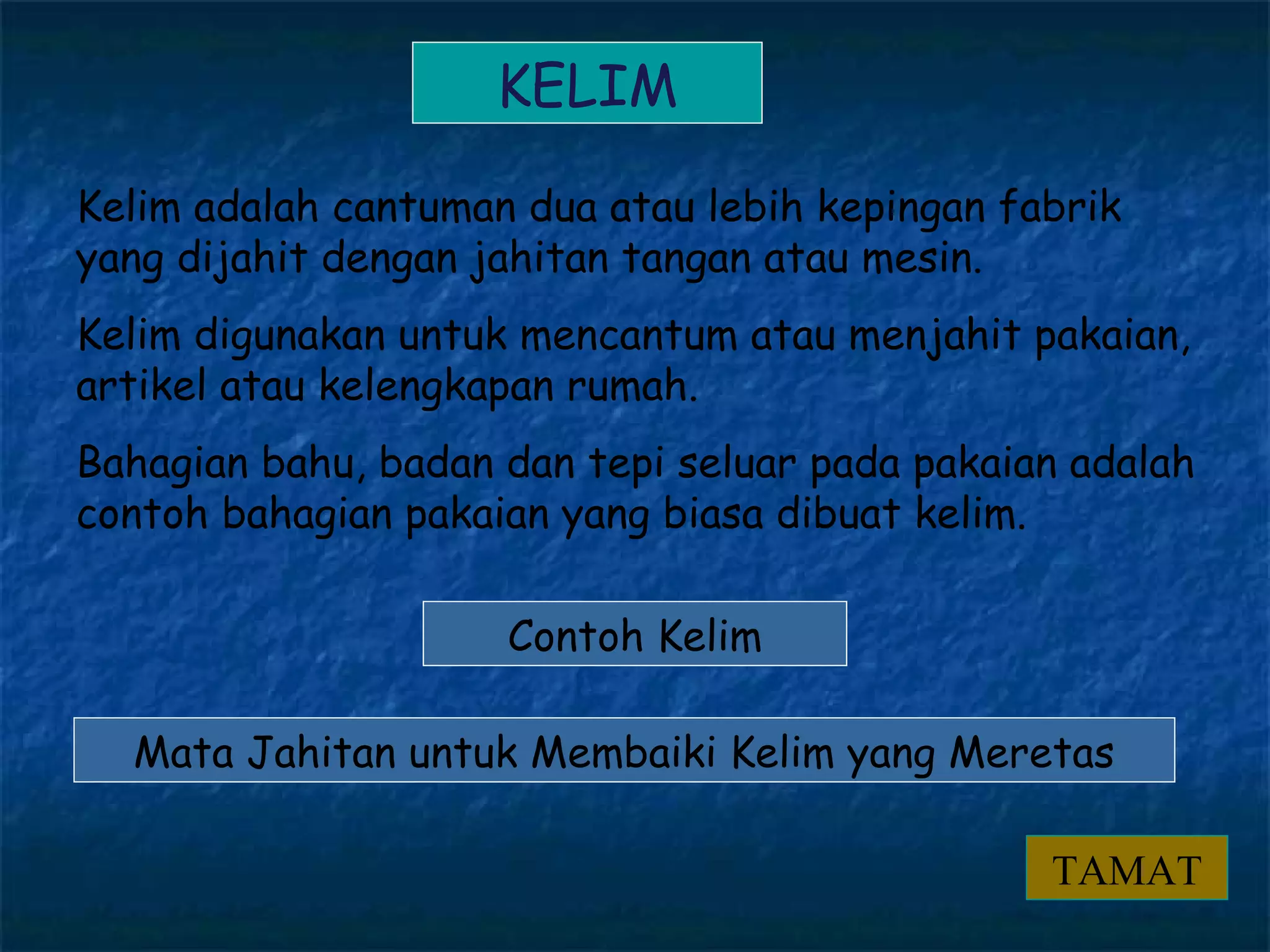 Jahitan tahun 5 | PPT