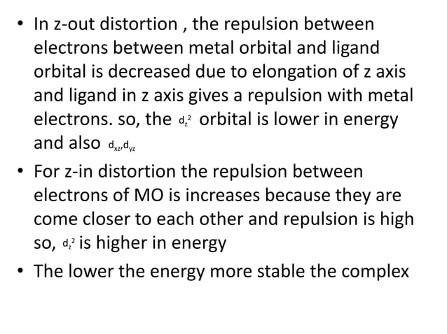 Jahn teller effect | PPTX
