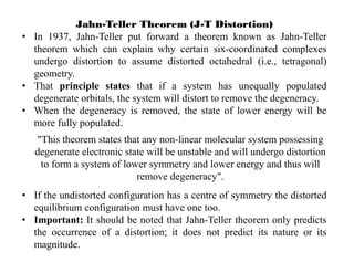 Jahn-Teller Theorem | PDF