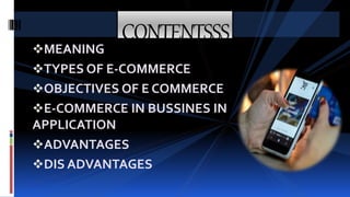 E-Commerce | PPTX | Business | Business and Finance