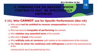 Specific Relief Act, 1963 | PPT