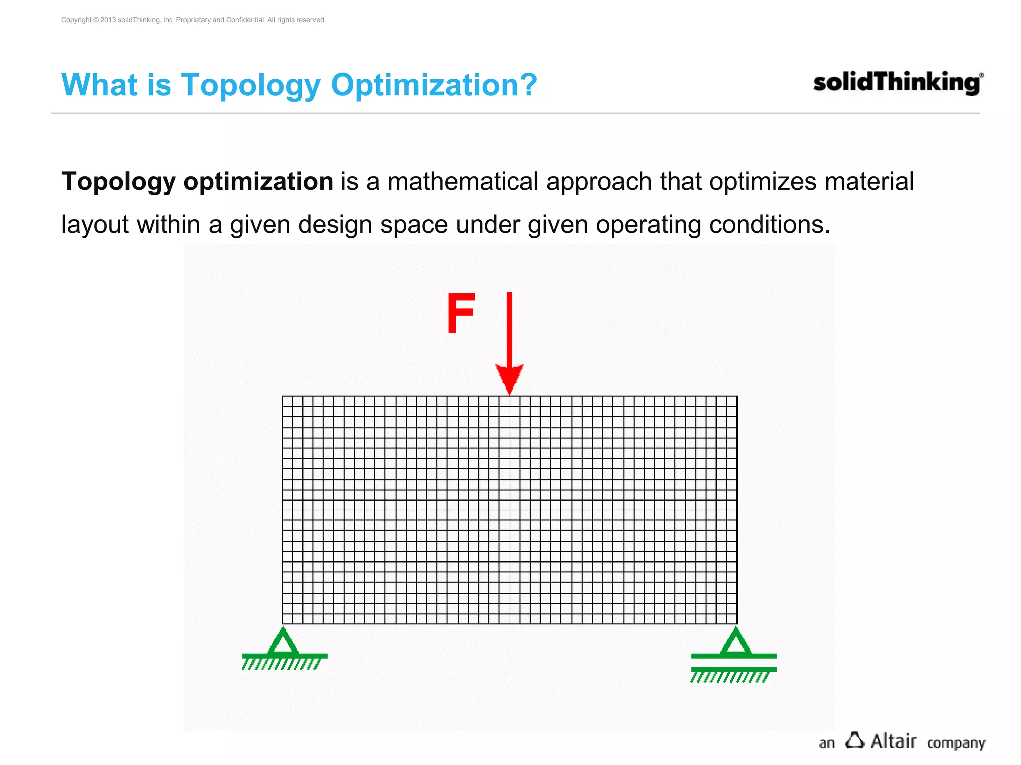 Design Faster And Lighterapplications Of Topology Optimization In