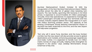 Jaideep Mirchandani on Navi Mumbai Airport & Aviation | PDF