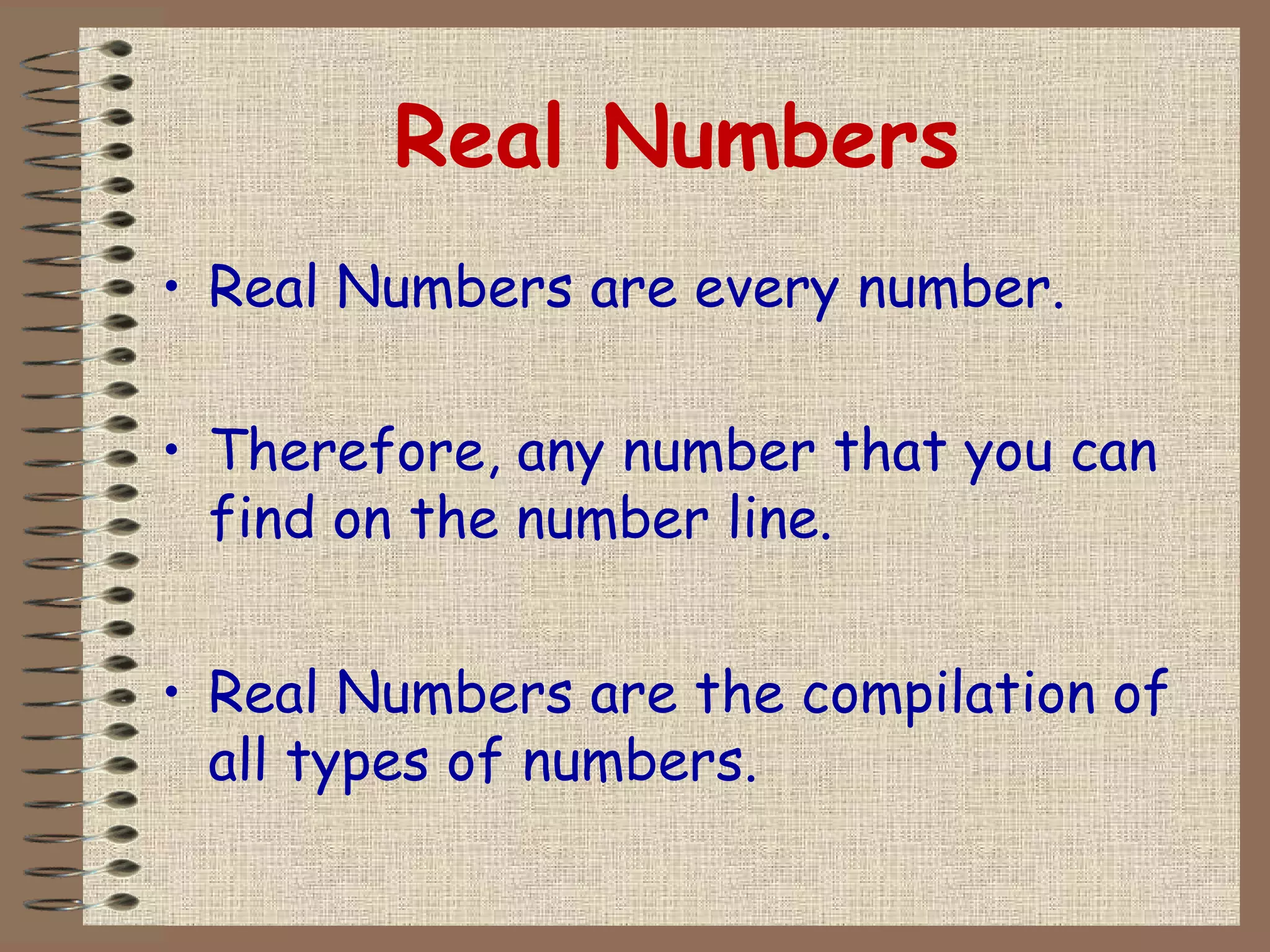 Real Numbers class 9 | PPT