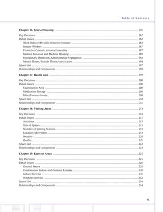 Jail Design Standards