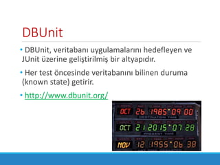 DBUnit ve Jailer ile Test Verisi Hazırlamak | PPT
