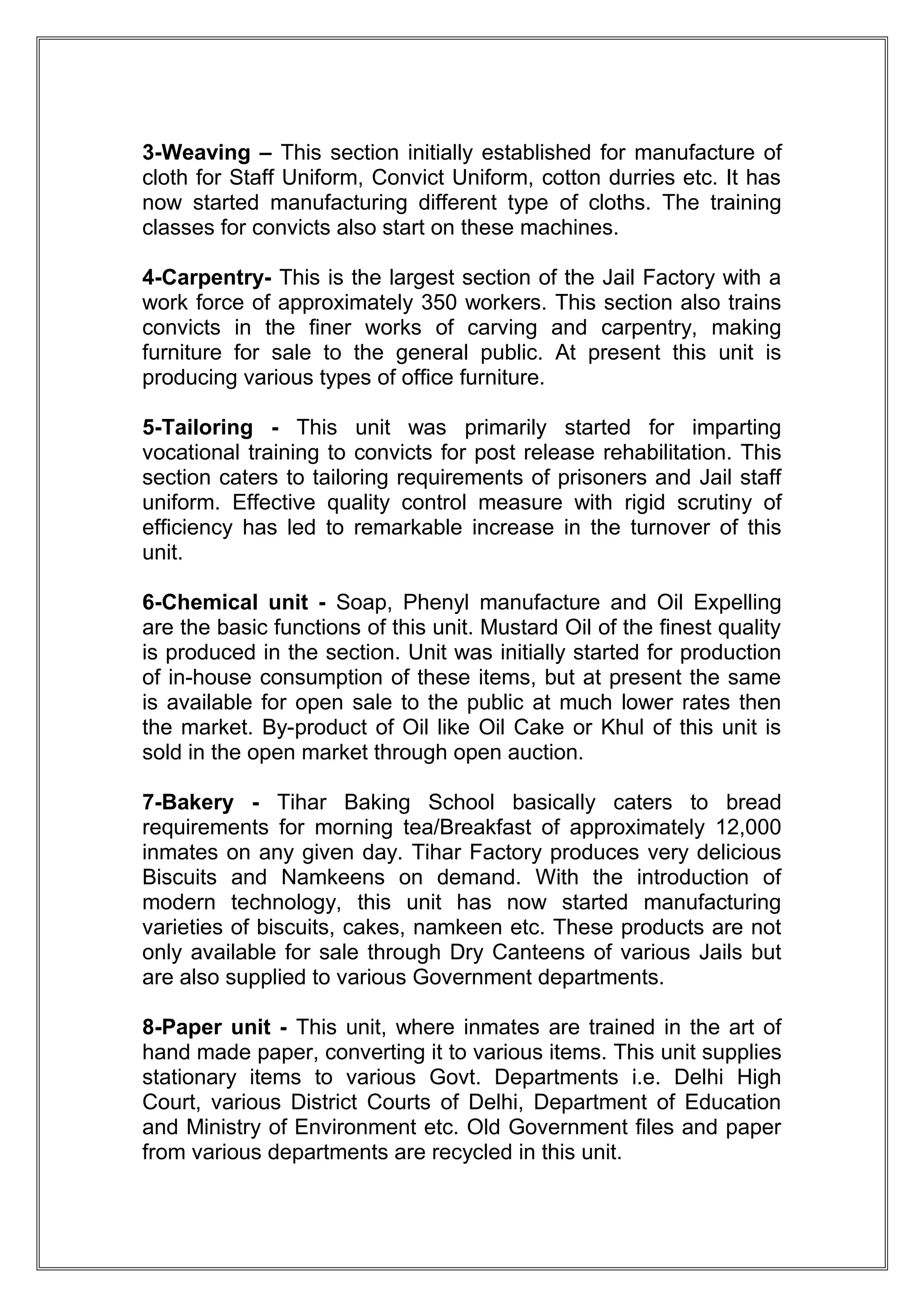 Jail Visit Report | DOC