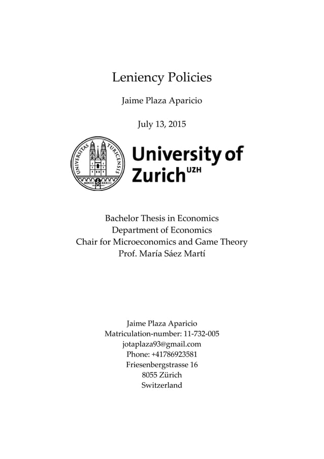 Leniency Policies: Game Theory Approach | PDF | Business | Business and ...