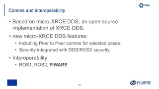 FIWARE Robotics: ROS2 & micro-ROS | PPTX