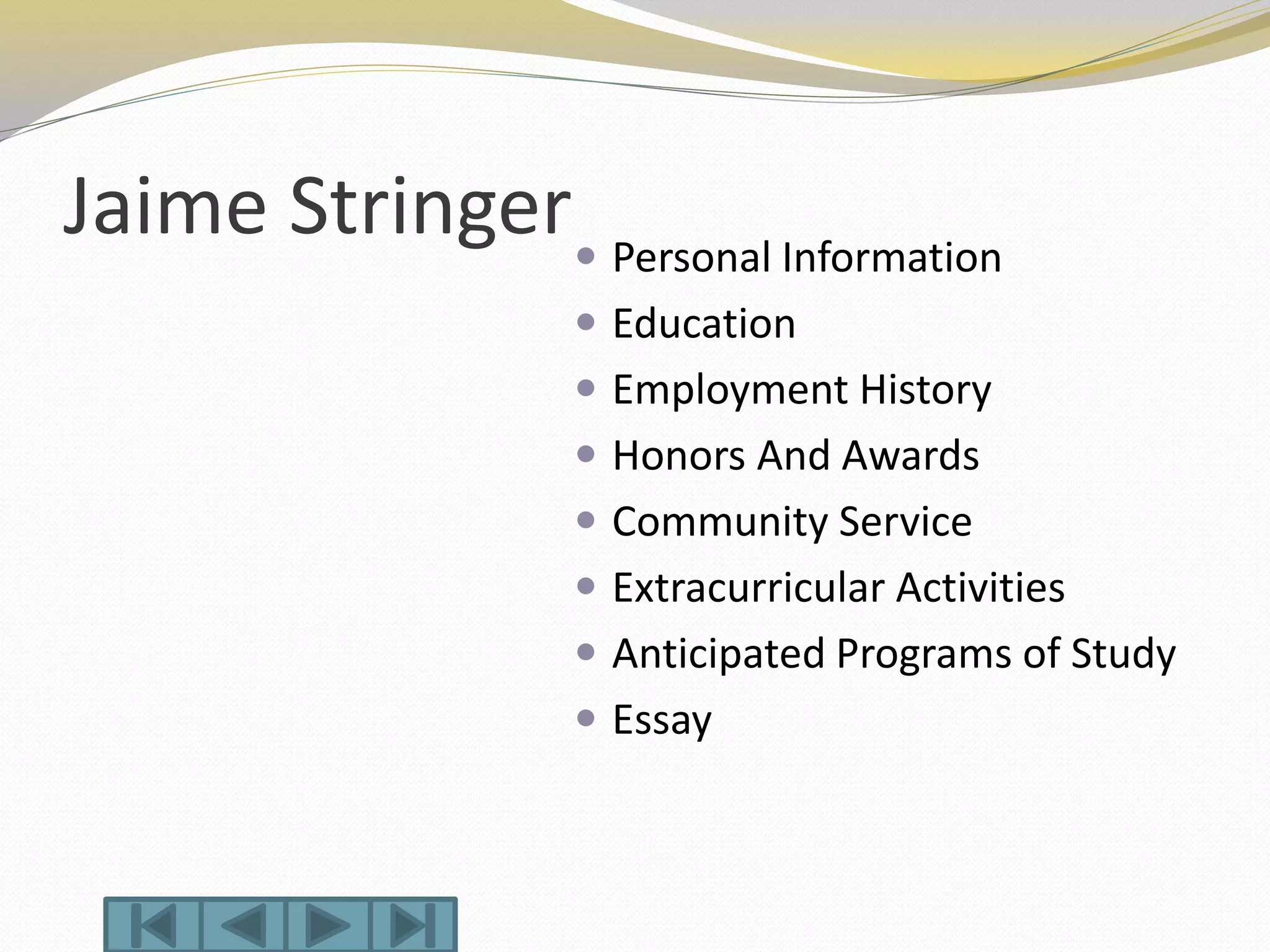 Jaime stringer | PPTX