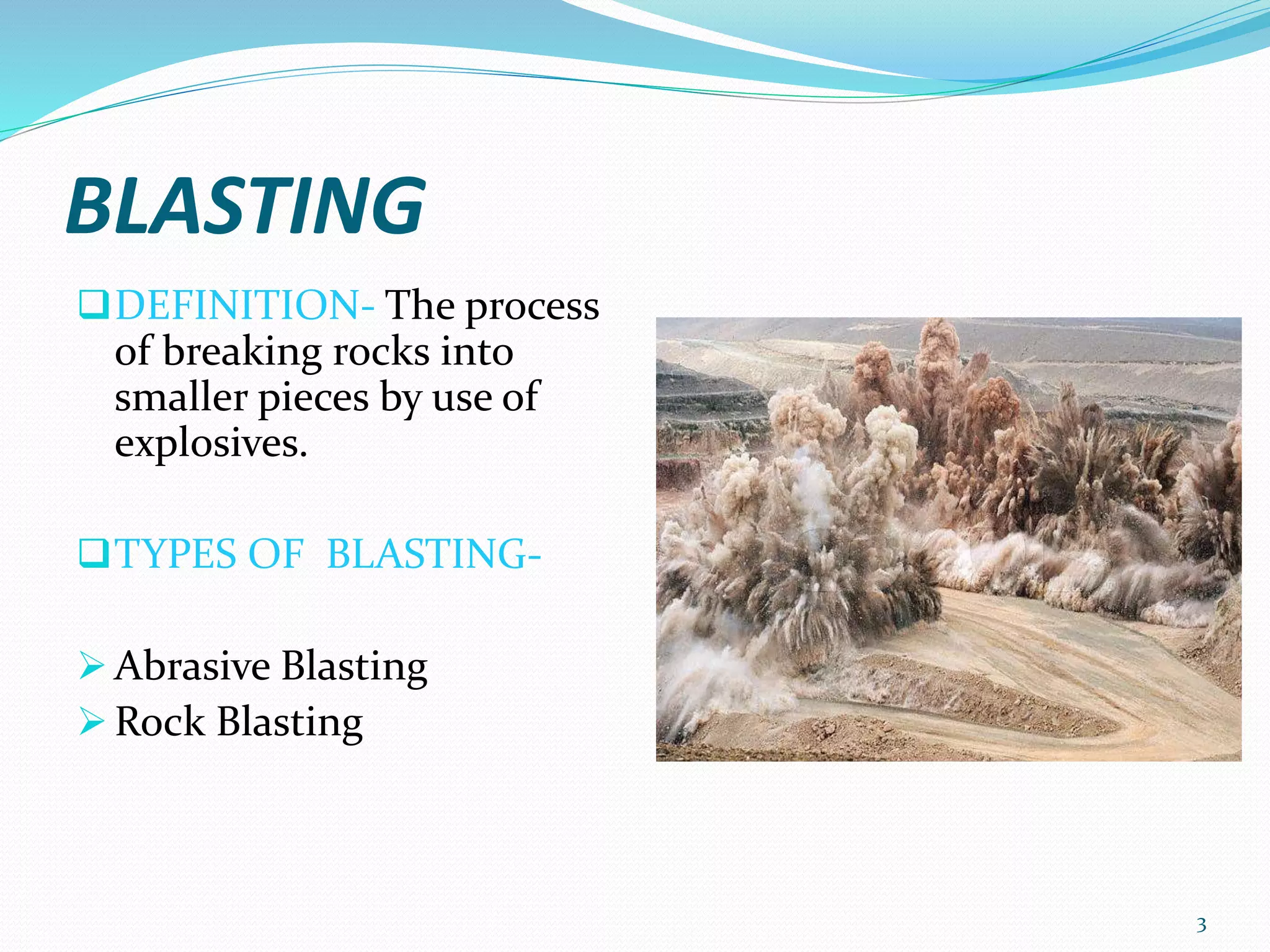 BLASTING and its type | PPT