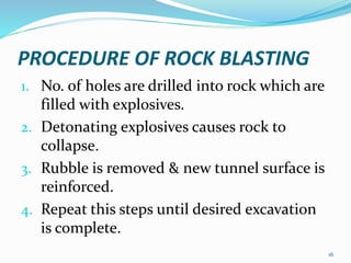 BLASTING and its type | PPTX