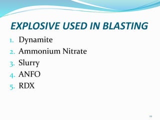 BLASTING and its type | PPT