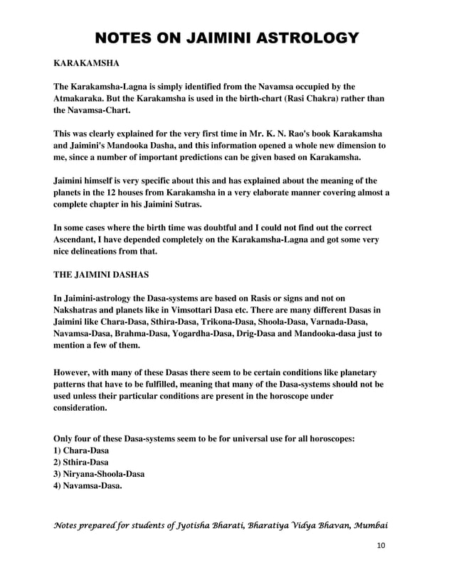 Jaimini astrology | PDF