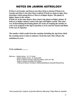 Jaimini astrology | PDF