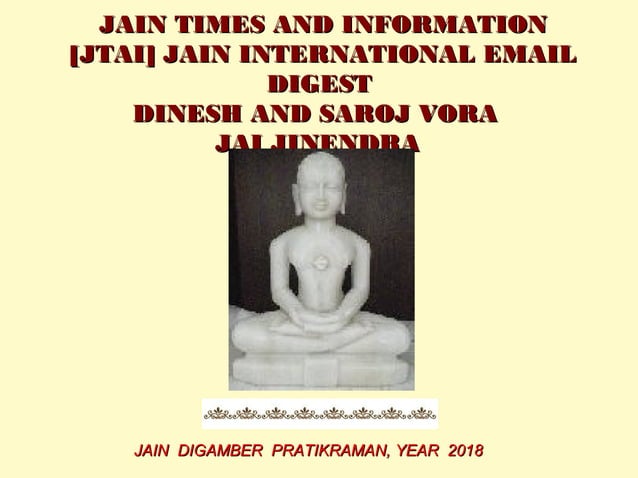 Jain digamber pratikraman 2018 | PPT