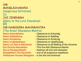 JAIN DIGAMBER PRATIKRAMAN, 2019 U DINESH VORA | PPT