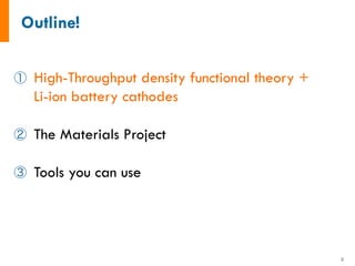 The Materials Project: An Electronic Structure Database for Community ...