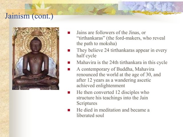 Jainism | PPT | Hinduism | Religion & Spirituality