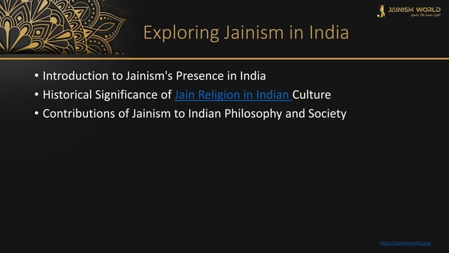 Jainism - Influence and Legacy in India | PPTX