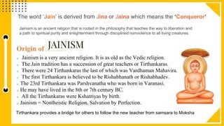Jainism at a glance. | PPTX