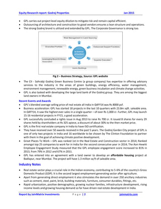 JainMatrix Investments_GodrejProperties_Jan2015 | PDF