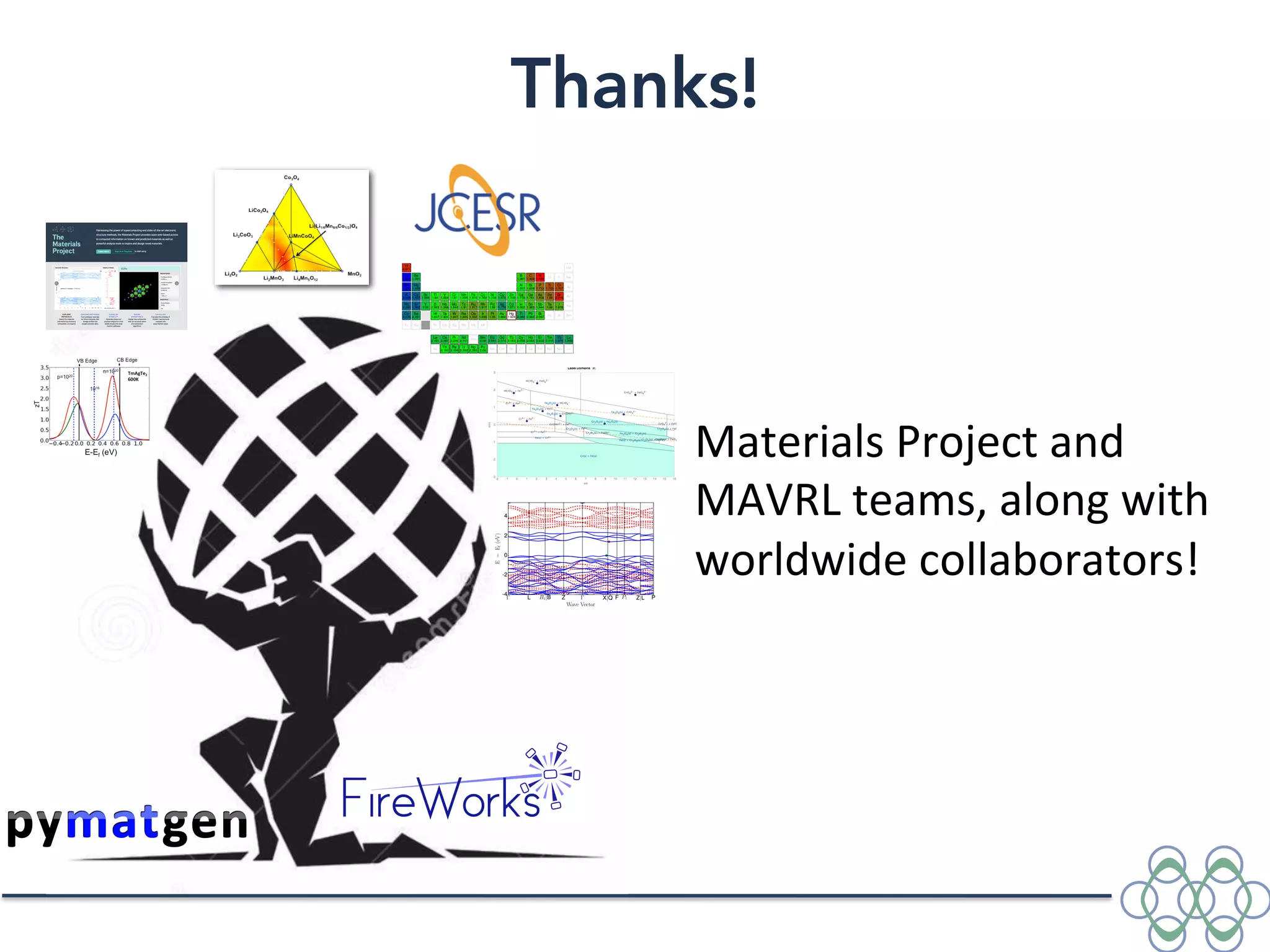 The Materials Project: overview and infrastructure | PPT