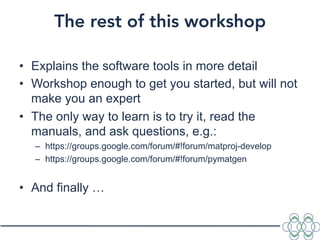 The Materials Project: overview and infrastructure | PPT