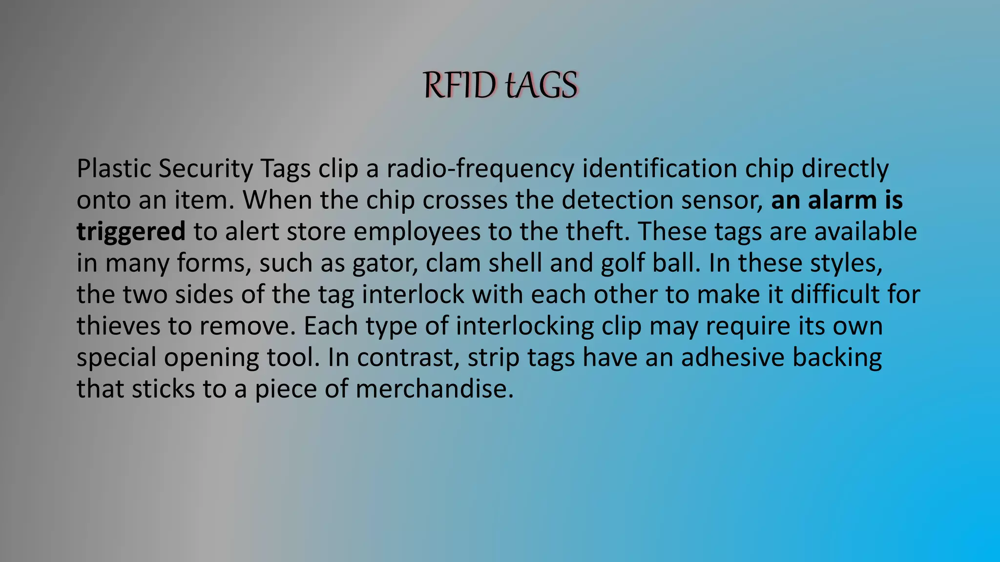 Anti-Shoplifting Devices | PPTX